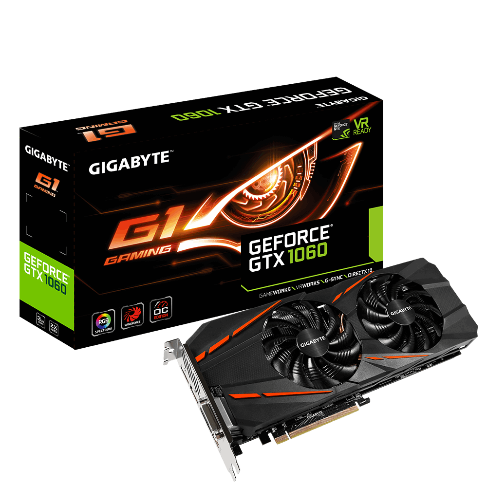 GPU GTX1060 3GB G1 GAMING DDR5 GIGABYTE GV-N1060G1GAMING-3GD R2 ... GPU GTX1060 3GB G1 GAMING DDR5 GIGABYTE GV-N1060G1GAMING-3GD R2 ...